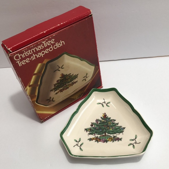 Spode | Holiday | Vintage Spode Christmas Tree Shaped Candy Nut Dish ...